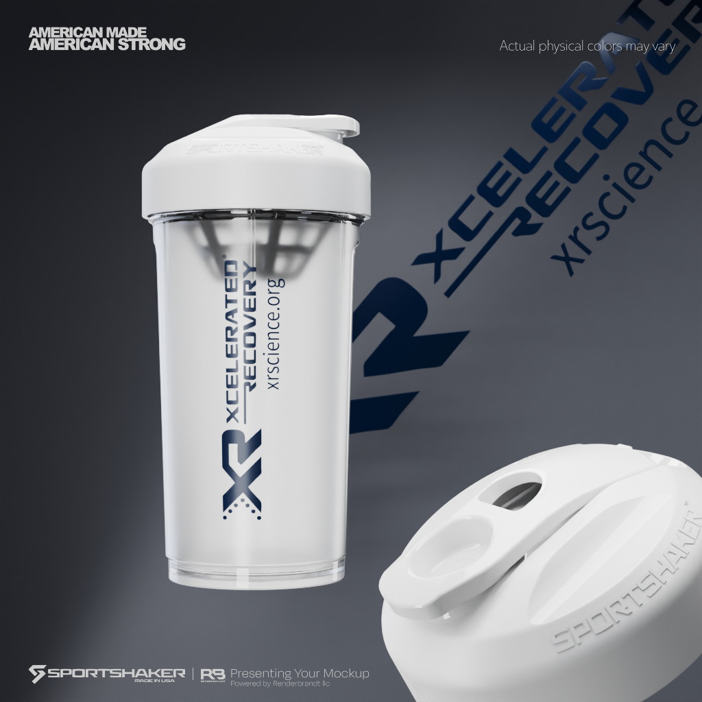 XR® Logo Shaker Bottle 24oz – Xcelerated Recovery®